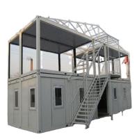 China Prefabricated Tiny Houses with Steel and Sandwich Panel A Project Solution Capability for sale
