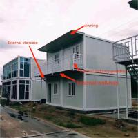 China Prefabricated Tiny Houses with Steel and Sandwich Panel A Project Solution Capability for sale