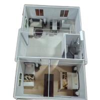 China Foldable Modular Portable Homes Modern Design Style Casa Cubica Expanding Container Home for sale
