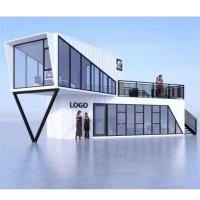 China Steel and Sandwich Panel 40ft Prefabricated Luxury Container Homes for Shop Store for sale