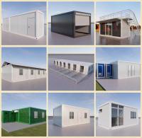 China Home Office Project Solution Graphic Design for Container Modular Luxury Prefab Shop for sale