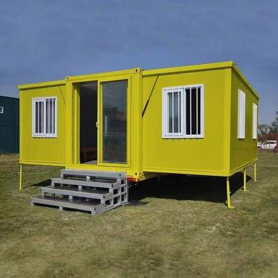 China 40 Ft Expandable Mobile Home with 2 Bedroom Expanding Container House and Steel Door for sale