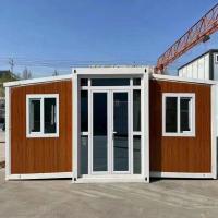 China 40 Ft Expandable Mobile Home with 2 Bedroom Expanding Container House and Steel Door for sale