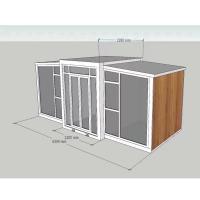 China 20 40ft Prefab Houses Four Bedrooms One Bathroom Luxury Expandable Container Homes for sale