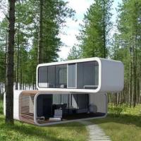 China Expandable Apple Cabin 20ft 40ft Office Pod with Furniture and Steel Sandwich Panel for sale