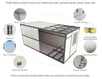 China Steel Structure Frame Modular Container Prefab Houses Easy Assembly and Modern Design for sale