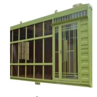 China Galvanized Steel Frame Storage Structure for Portable Prefabricated Container Houses for sale