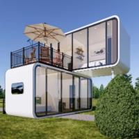 China Outdoor Modern Prefab Tiny House Mobile Office Pod Container House for Warehouse for sale