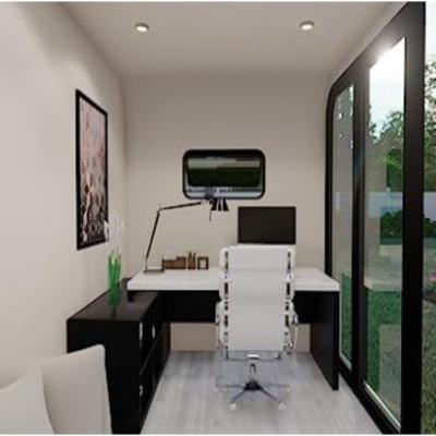China Portable 20ft Container Office in Apple Home Pod Shape with Galvanized Steel Frame for sale