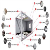 China Steel Structure Eco Outdoor Coffee Shop Design Storage Prefabricated Tini Container House for sale