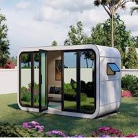 China Portable 20ft Container Office in Apple Home Pod Shape with Galvanized Steel Frame for sale