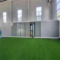 China Portable 20ft Container Office in Apple Home Pod Shape with Galvanized Steel Frame for sale
