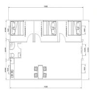 China Small Modular Mobile Resort Hotel Homes Modern Steel Fabricated House with 2 Bedrooms for sale