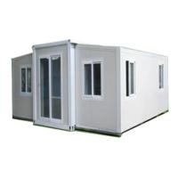 China Electro Galvanized Steel Structure Expandable Container Houses with Kitchen Bathroom Shower for sale