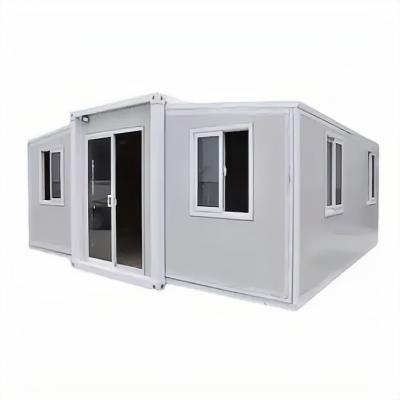 China Prefab House Villa for Holiday Steel Sandwich Panel 2 Bedrooms Expandable Container House for sale