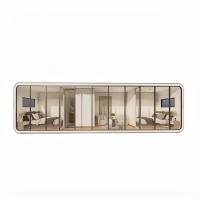 China Steel Sandwich Panel Modular Home Shipping Villa Capsule Cabin Prefab Container House for sale