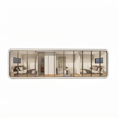 China Steel Sandwich Panel Modular Home Shipping Villa Capsule Cabin Prefab Container House for sale