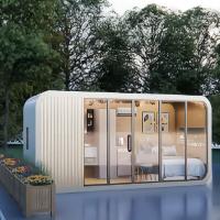 China Steel Sandwich Panel Modular Home Shipping Villa Capsule Cabin Prefab Container House for sale