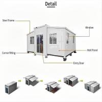 China Modern Design Prefabricated House Villa for Holiday 2 Bedrooms Expandable Container for sale