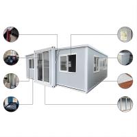 China Villa Living Standard Luxury Modular 2 Bedroom Expandable Container House with Bathroom for sale