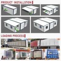 China Prefab Four Bedroom One Bathroom Container House with Steel Structure and Sandwich Panel for sale