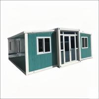 China Expandable Container House with 2 Bedrooms and Steel Door in White or Customized Color for sale