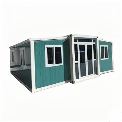 China Expandable Container House with 2 Bedrooms and Steel Door in White or Customized Color for sale