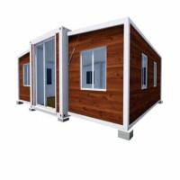 China Steel Fabricated Home Building 20ft 40ft Prefabricated Expandable Shipping Container House for sale