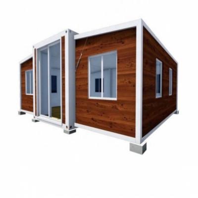China Steel Fabricated Home Building 20ft 40ft Prefabricated Expandable Shipping Container House for sale