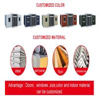 China Steel Fabricated Home Building 20ft 40ft Prefabricated Expandable Shipping Container House for sale