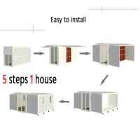 China Prefab Expanding Container House Luxury Dormitory Canteen with Bathroom and Kitchen for sale