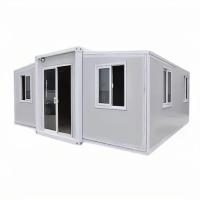 China White or Customized Color Steel Prefabricated House Expandable Container Modular Home for sale