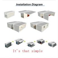 China 2 Story Expandable Cabin Homes Villa Prefab Home Container House for Apartment 20 40 ft Shipping for sale