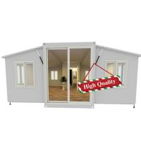China Steel Container House Luxury 40ft Prefab Folding Houses Modern Design for sale