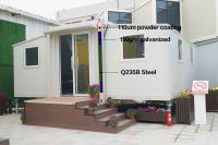 China Steel Container House Luxury 40ft Prefab Folding Houses Modern Design for sale