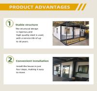 China Expandable Container Home Modular Folding House for Villa and Online Technical Support for sale