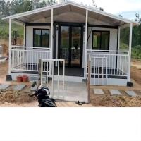 China Expandable Granny Flat Prefabricated Container House with Steel Structure Frame Welded for sale