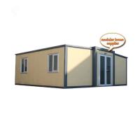 China Villa Double Wings Folding Assemble Storage Container House Modern for sale