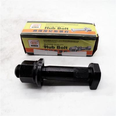 China Heavy-Duty Wheel Bolt Shacman OEM 199012340123 M22x1.5 High-Strength Truck Rear Axle Bolt for sale