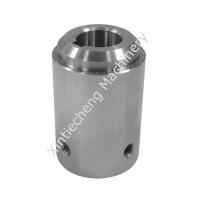 China Bright Silver Customized 45 Steel Disc Adapter Pay Off Machine Parts for sale