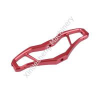 China CNC Machining Parts Custom Scooter Parts Aluminum Parts Processing Red Oxidation for sale