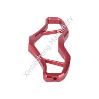 China CNC Machining Parts Custom Scooter Parts Aluminum Parts Processing Red Oxidation for sale