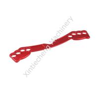 China CNC 6063 Aluminum Parts Processing Custom Sports Equipment Parts Red Oxidation for sale