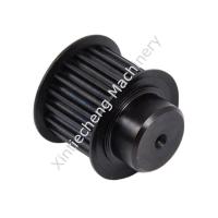 China Black Aluminum Timing Belt Pulley Black Cast Iron Timing Wheel for sale