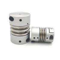 China XTC High Torque Motor Generator Shaft Type bellows flexible coupling clamp Metal Bellows Couplings For Power Transmissio for sale