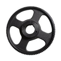 China Yellow HT250 Gray Cast Iron Synchronous Wheel Timing Belt Pully for sale