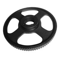 China Yellow HT250 Gray Cast Iron Synchronous Wheel Timing Belt Pully for sale