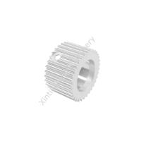 China ODM 3M Toothed Pulley Wheel Silver Aluminum Anodic Oxidation Timing Belt Pulley for sale
