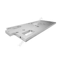 China Milling Turning Food Machinery Parts Left Plate Anodizing Machined Aluminium Parts for sale