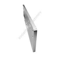 China Milling Turning Food Machinery Parts Left Plate Anodizing Machined Aluminium Parts for sale